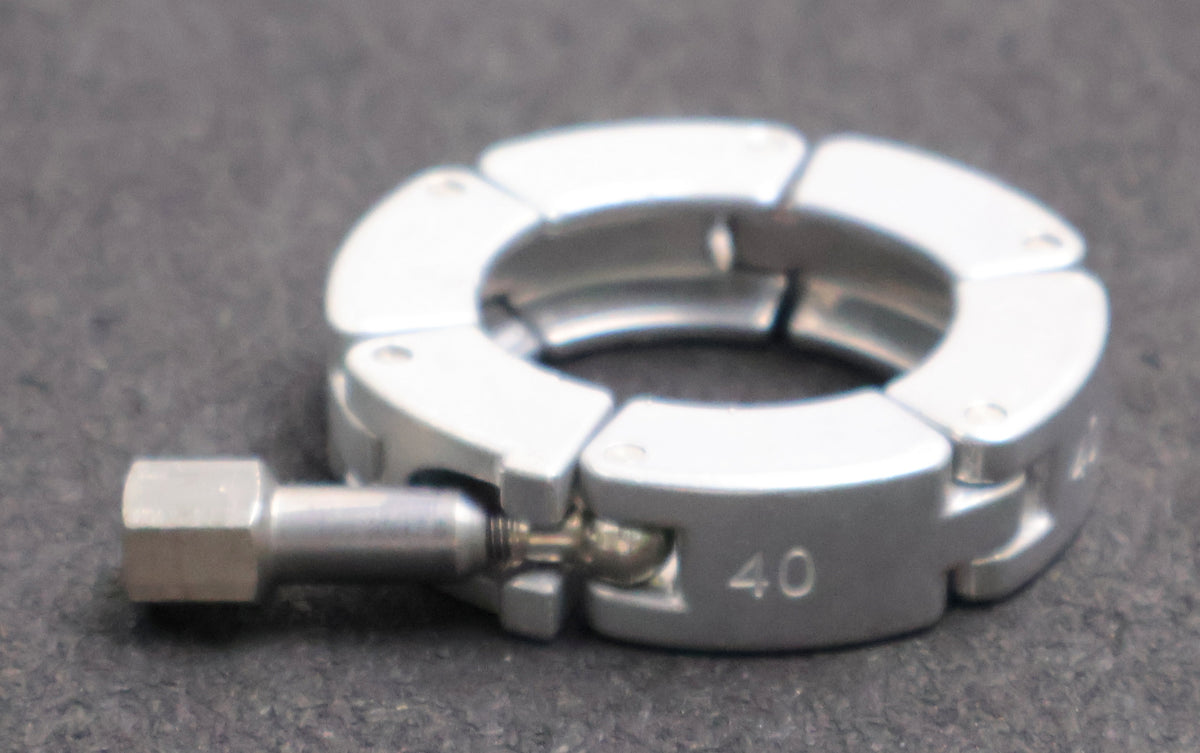 Spannkette DN40 ISO-KF 6 Glieder Material Aluminium Maße 245x18x15mm u ...