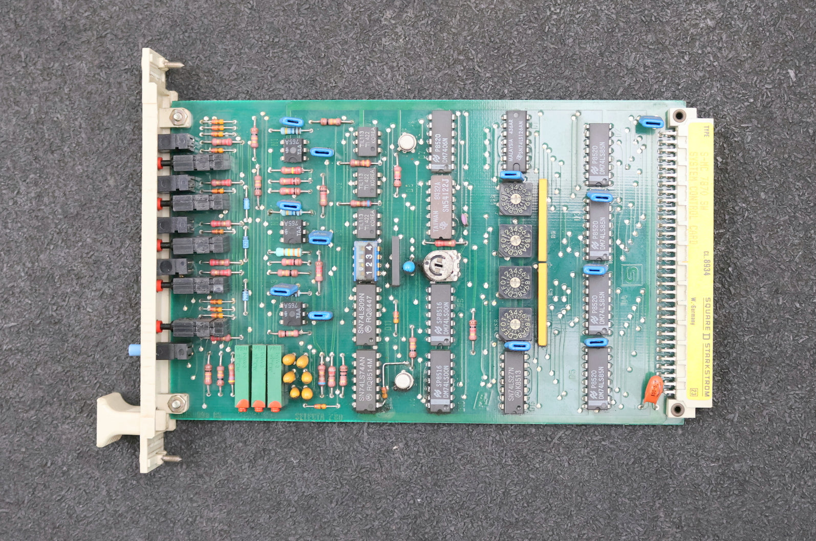 SQURRE D System Control Card S-MC 7870 SW CL. 8934 Z.Nr. 635.009/1.2.0 — happy-parts.de