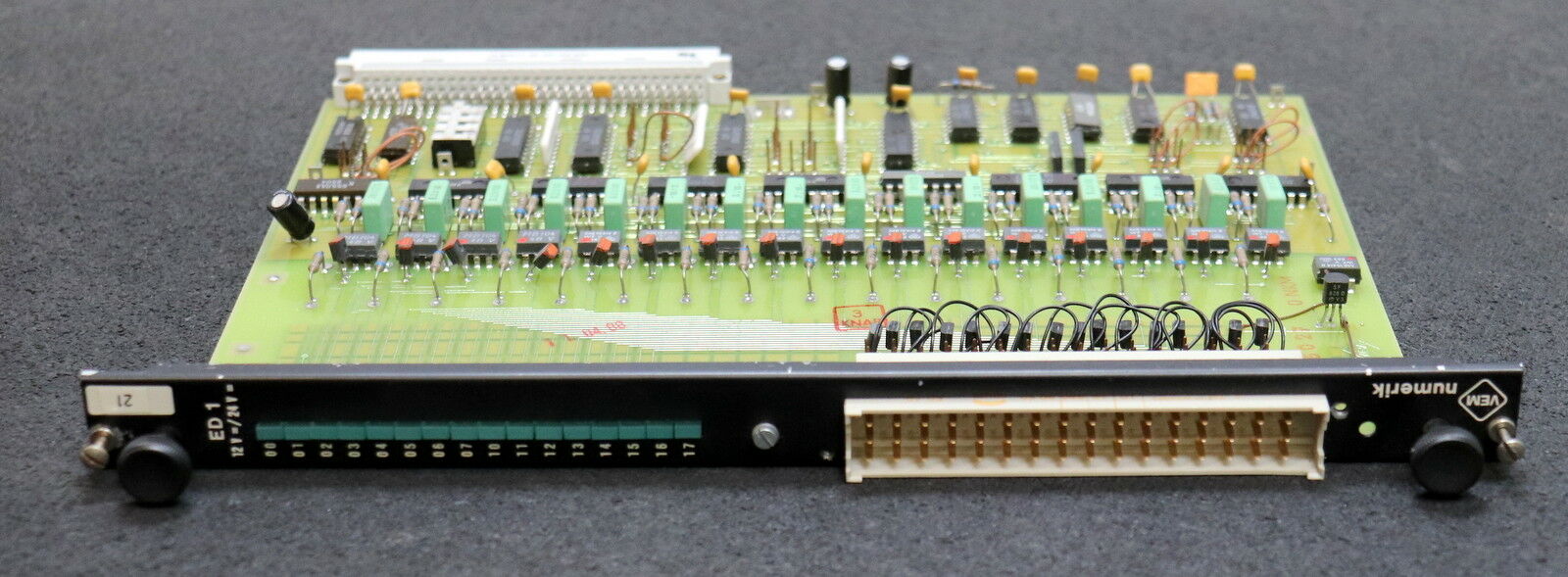 VEM NUMERIK RFT DDR Platine ED1 12 V= / 24V= 415027-0 NKM 590617-2 RFT ...