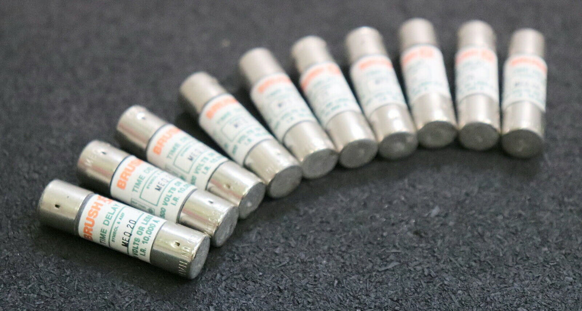 BRUSH 10x Sicherungseinsatz fuse-link MEQ 20 20A 500V - unbenutzt ...