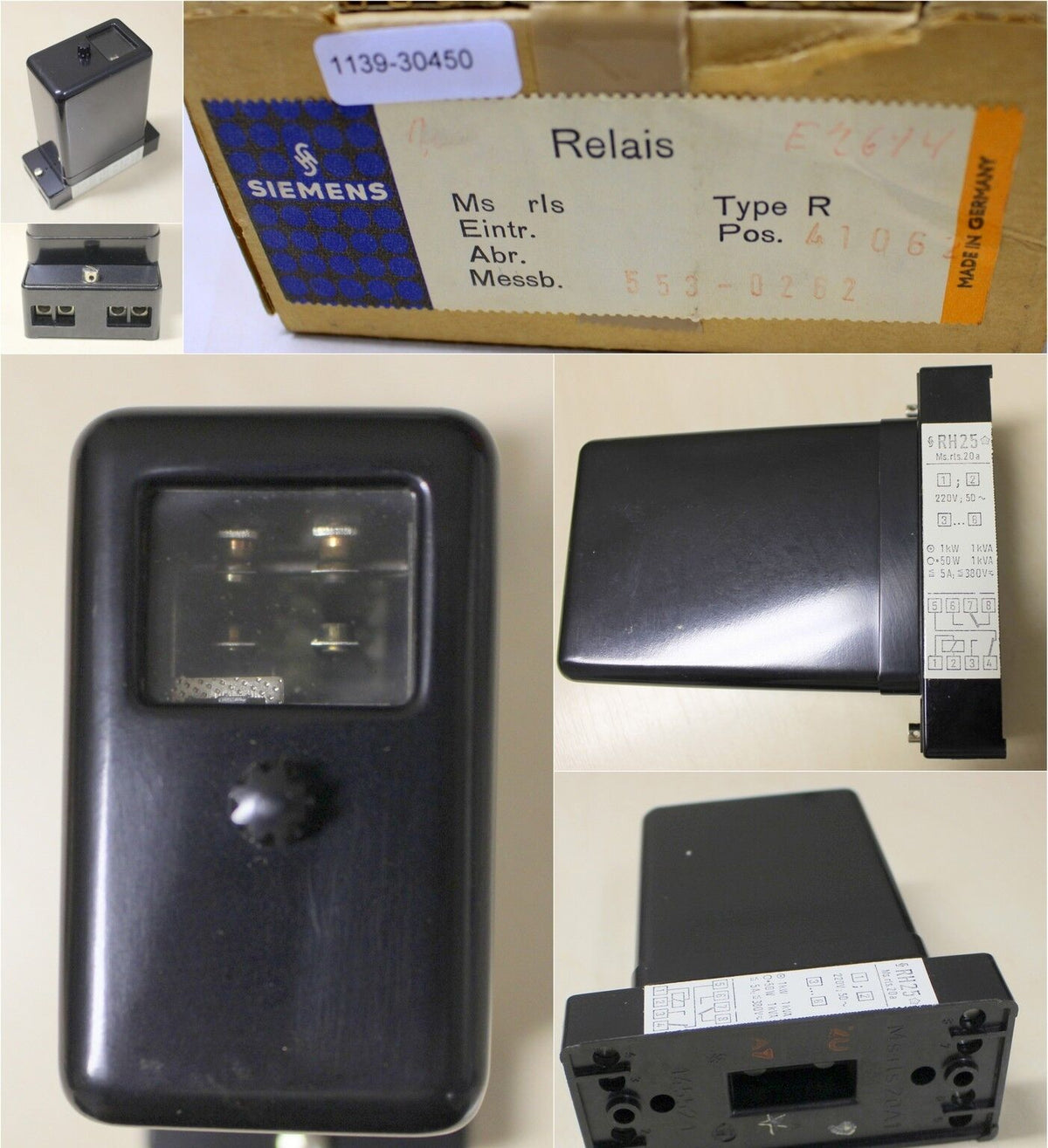 SIEMENS Hilfsrelais 7PA2510-6EB1 220VAC 2WE RH25 Ms.rls.20a — happy ...