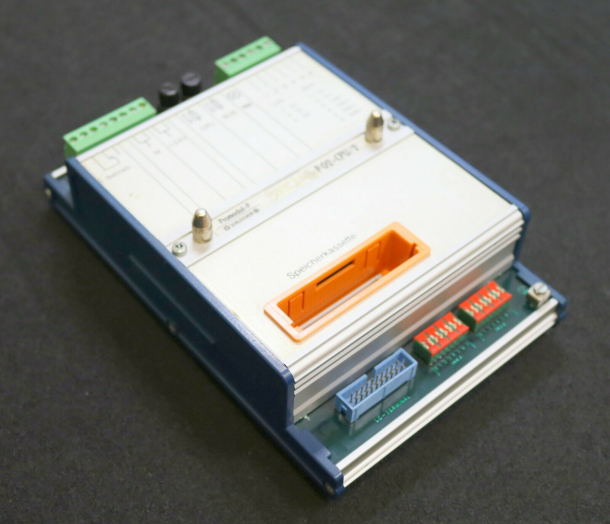 SCHLEICHER CPU-Modul P02-CPU/2 /D EDV 72610200 U = 24VDC REL. 250VAC 4 — happy-parts.de
