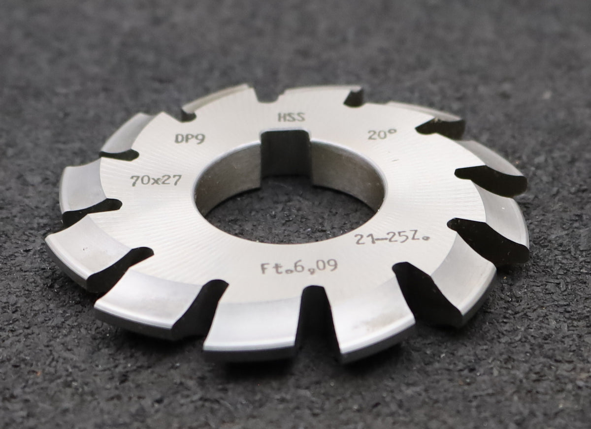 DOLD Zahnformfräser DP9 No. 5 für Z= 21-25 EGW 20° gear profile cutter ...