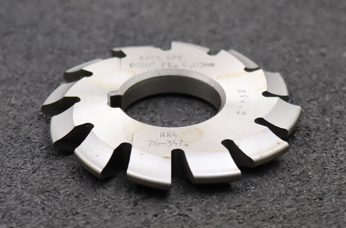 DOLD Zahnformfräser DP9 No. 4 für Z= 26-34 EGW 20° gear profile cutter ...