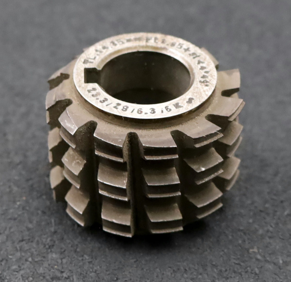 Keilwellen-Wälzfräser spline hob 6 Keile 23,3x28x6,3mm mit Höcker mit ...