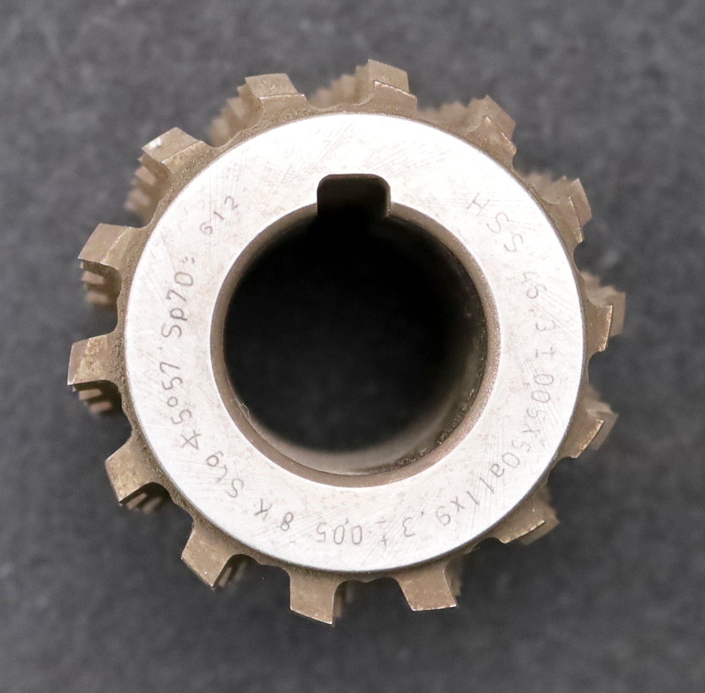 DRÖGEMEYER Keilwellen-Wälzfräser 8 Keile 46,3x50x9,3mm mit Höcker 1gg ...