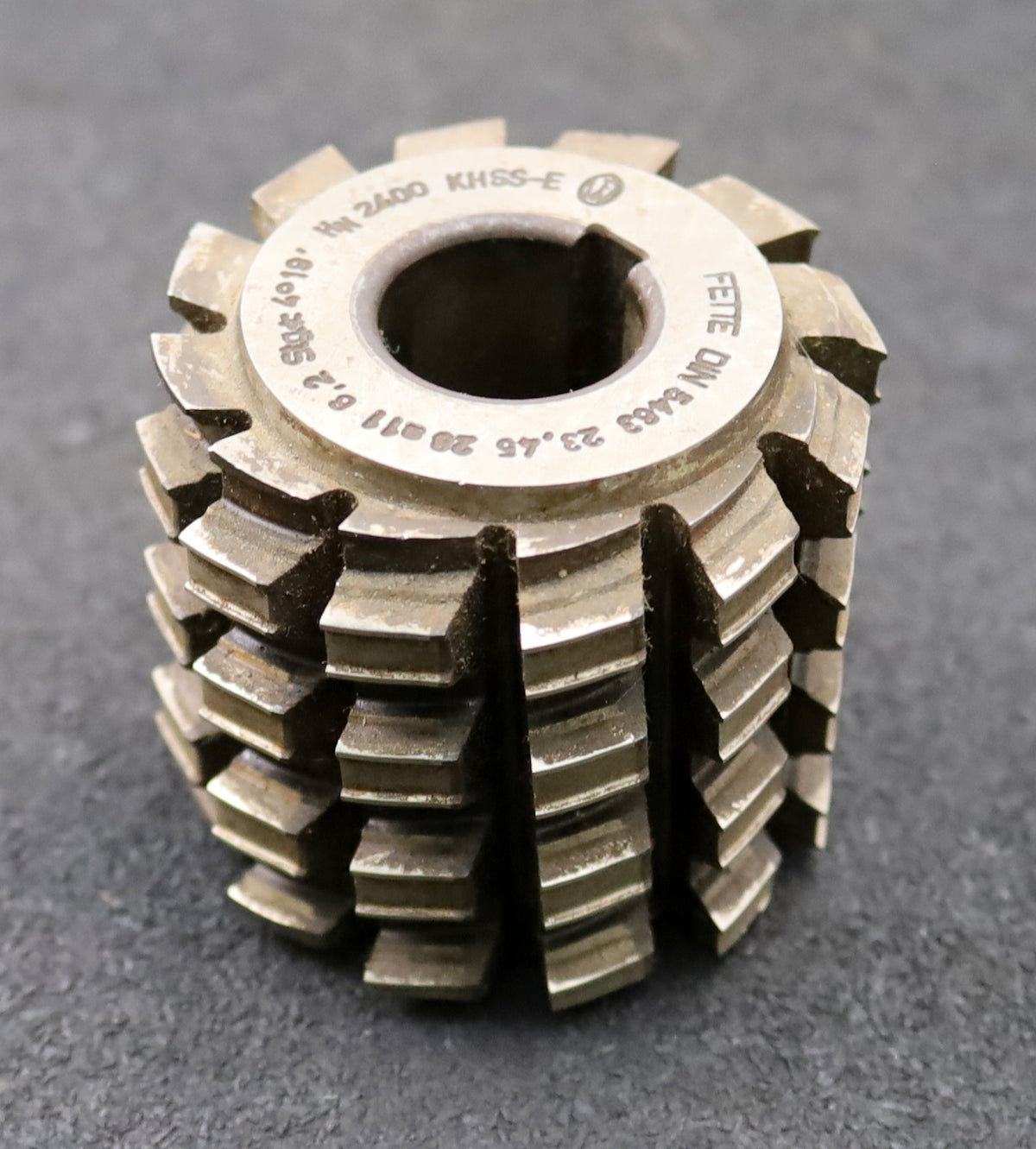 FETTE Keilwellen-Wälzfräser 6 Keile DIN5463 23,45x28x6,2mm Ø61x57xØ22m ...