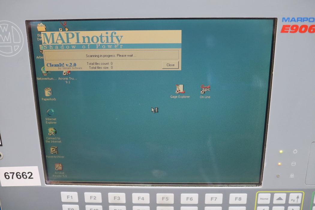 MARPOSS Industrie PC E9066 Type E9066 866QBGAFA mit 15" LCD-Display — happy-parts.de