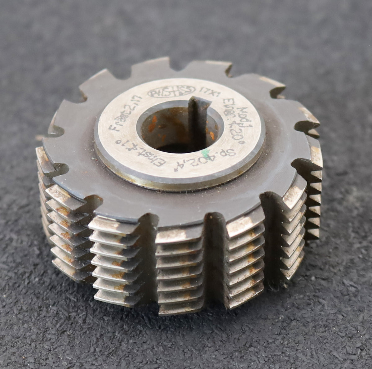 PWS Zahnrad-Wälzfräser m= 1,0mm EGW 20° BPI DIN 3972 Ø60x30xØ16mm mit ...