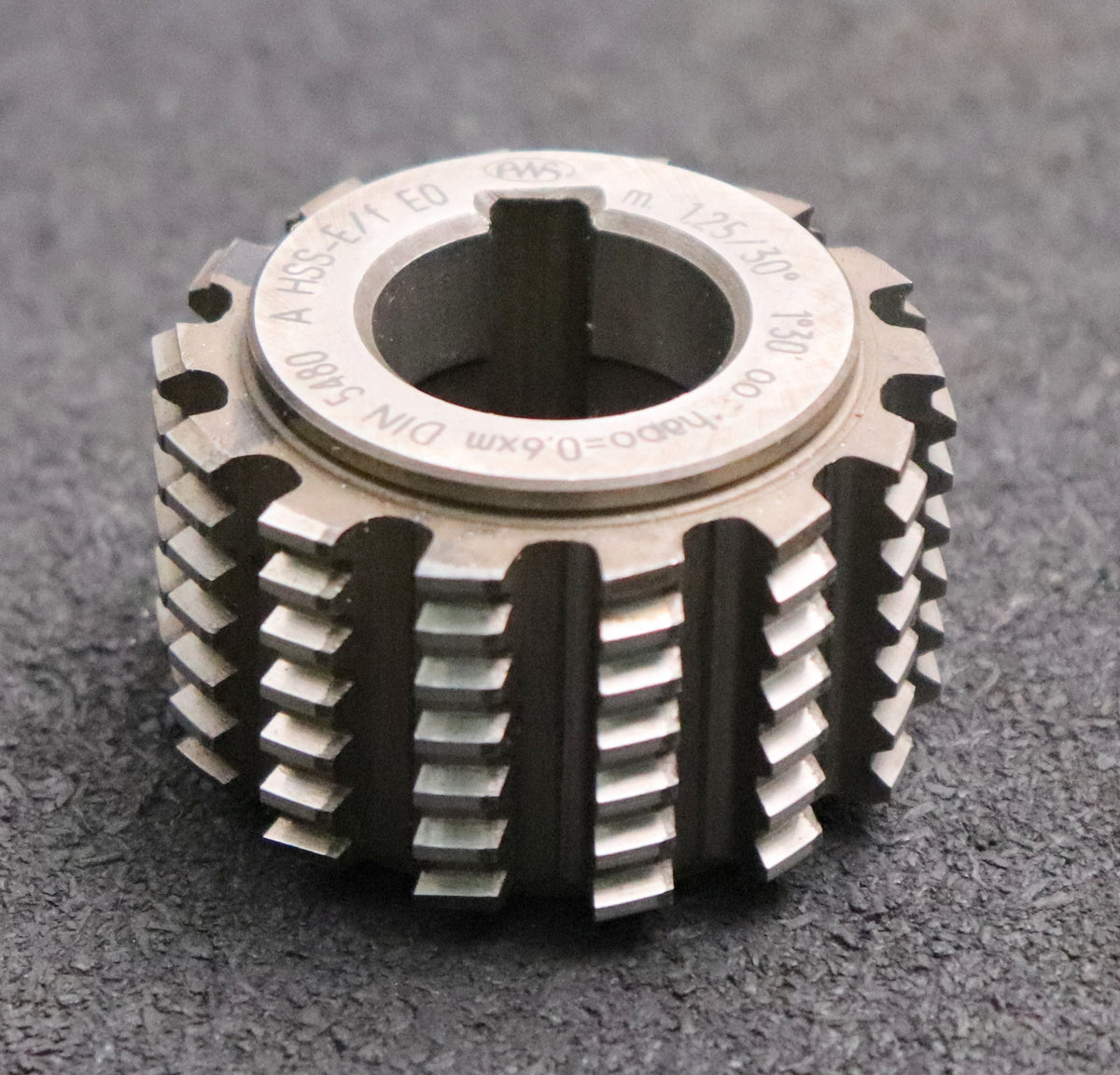 PWS Zahnwellen-Wälzfräser involute spline hob m= 1,25mm nach DIN5480 E ...