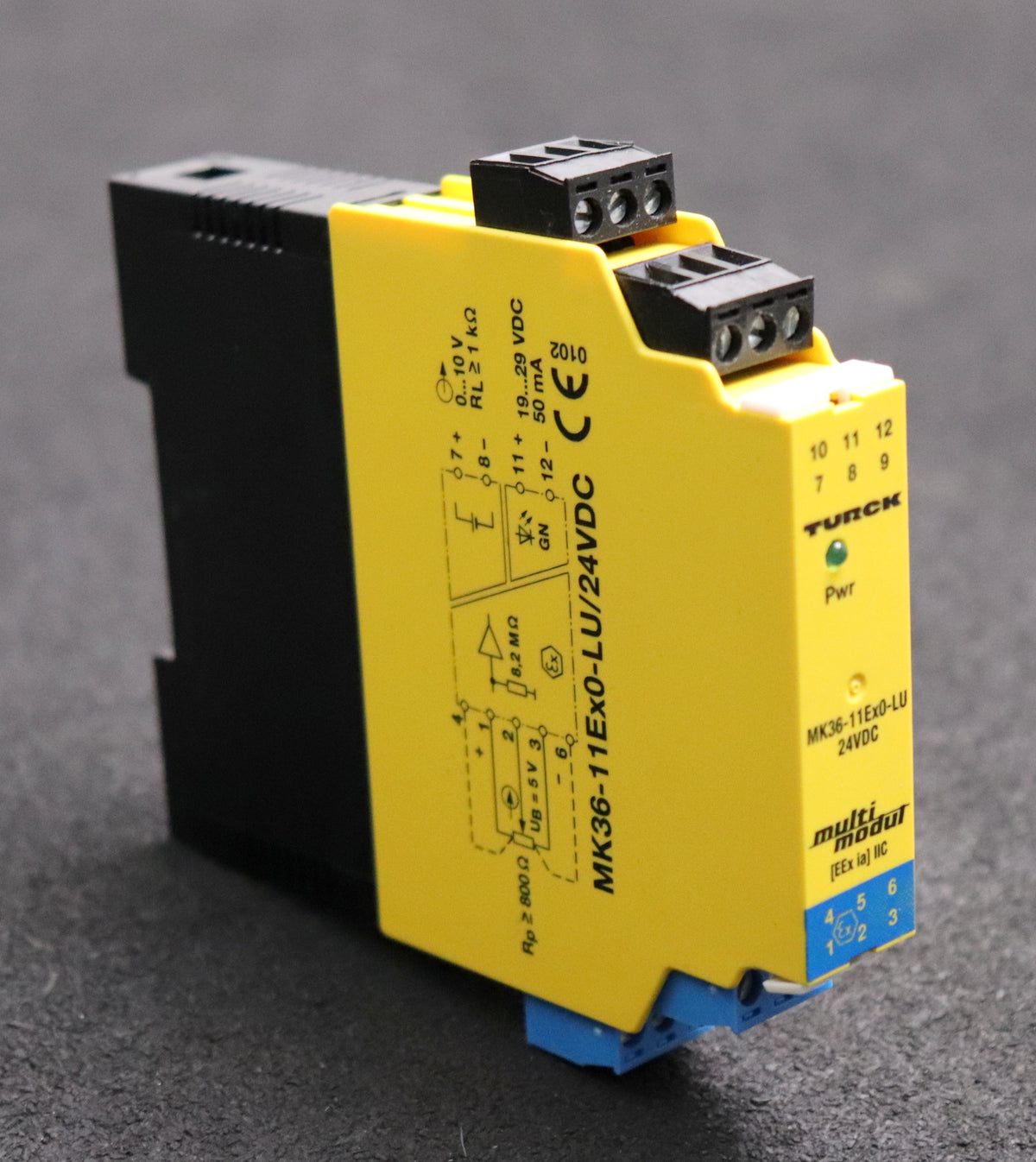 TURK MULTI-MODUL Sicherheitsrelais MK36-11Ex0-LU/24VDC 19-29VDC 50mA g ...