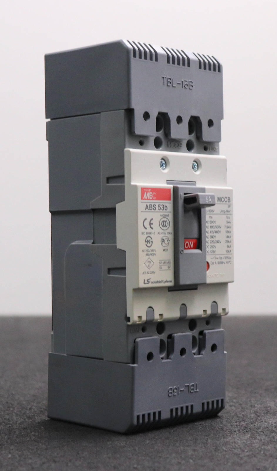 META MEC Lasttrennschalter MCCB ABS 53b 5A Ui 690V Uimp 6kV gebraucht ...