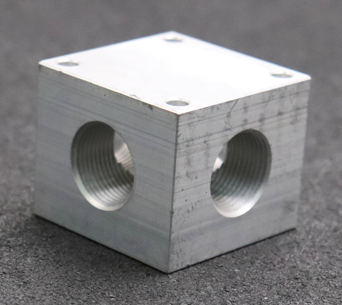 GUENTHER Verteilerblock 107372 4x G1'' Material Aluminium Maße 60x50x5 ...